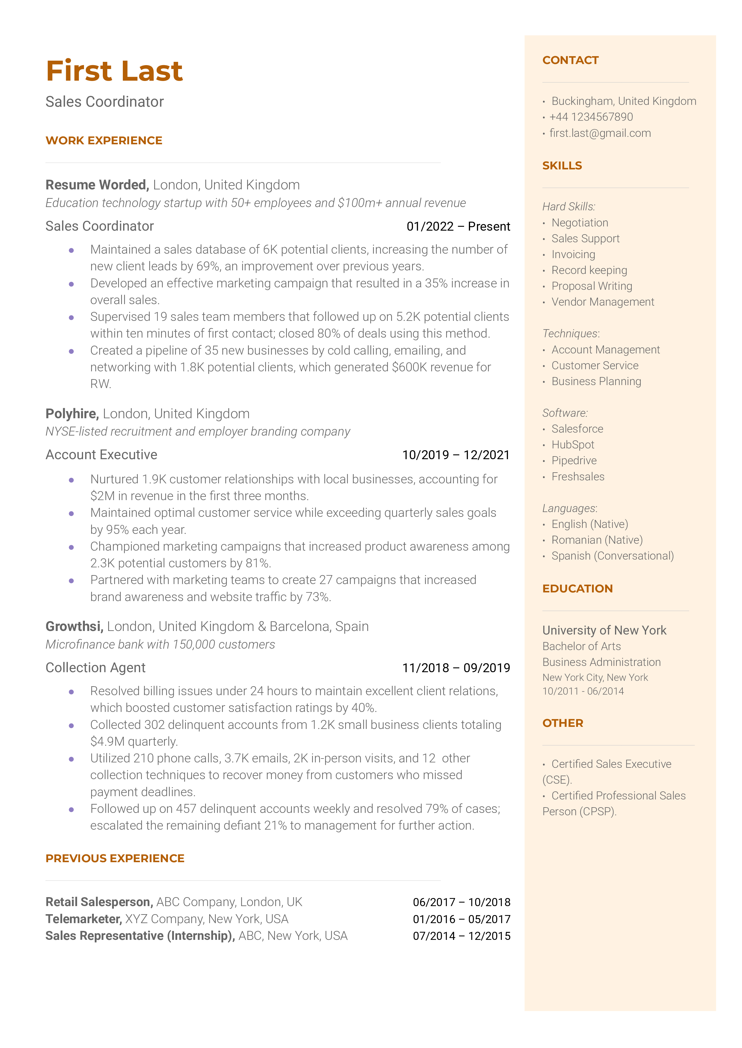 7 Project Coordinator Resume Examples For 2023 Resume Worded HOT GIRL